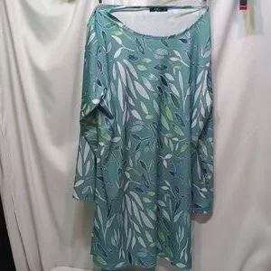lily by firmiana | Dresses | Lily By Firmania White And Green Leaf ...
